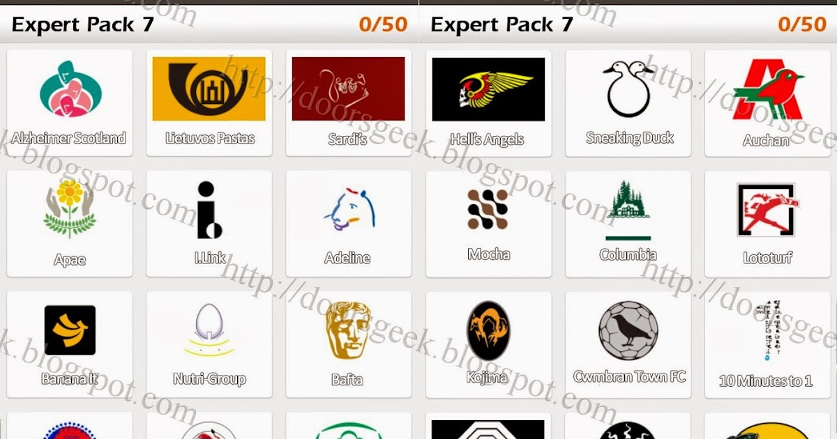 Logo Game Facebook Answers Pack 7